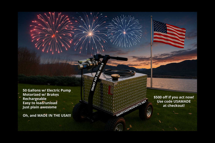 Smart Ass Products - World's Only Motorized Gas Caddy