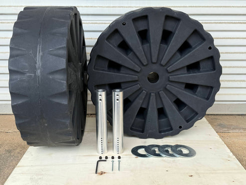 Dock Wheels with BigWheel Axle Adapters - Easy Upgrade - Smart Ass Products